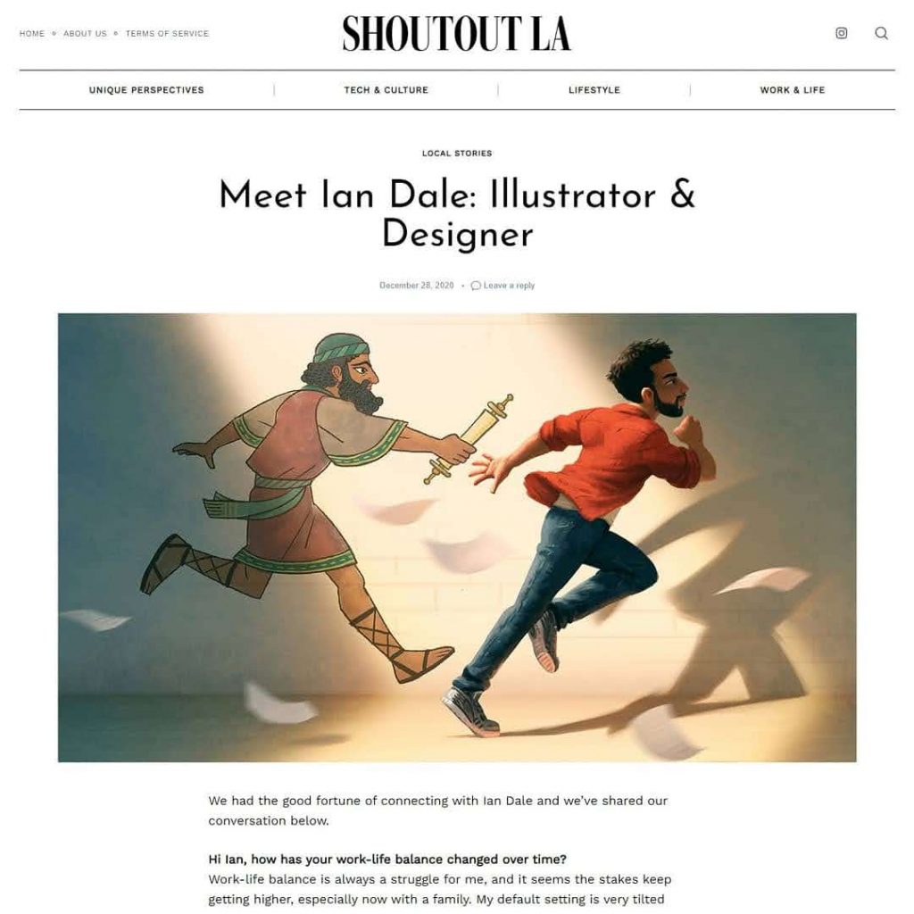 Interview with Voyage LA Magazine: Rising Stars – Ian Dale Art & Design