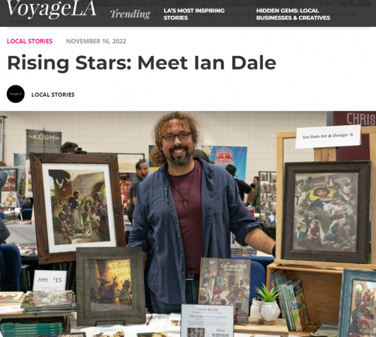 Interview with Voyage LA Magazine: Rising Stars – Ian Dale Art & Design